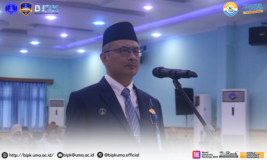 Dilantik untuk Periode 2025-2029, Rektor UMA Prof. Dadan Ramdan ...